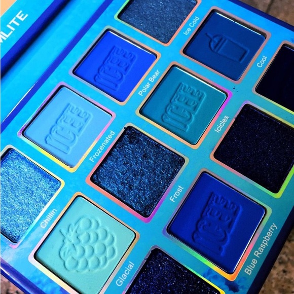 Glamlite | Makeup | Glamlite Icee Blue Raspberry Eyeshadow Palette Bnib ...